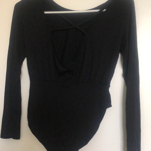ASOS | Tops | Nwot Asos Black Backless Bodysuit | Poshmark